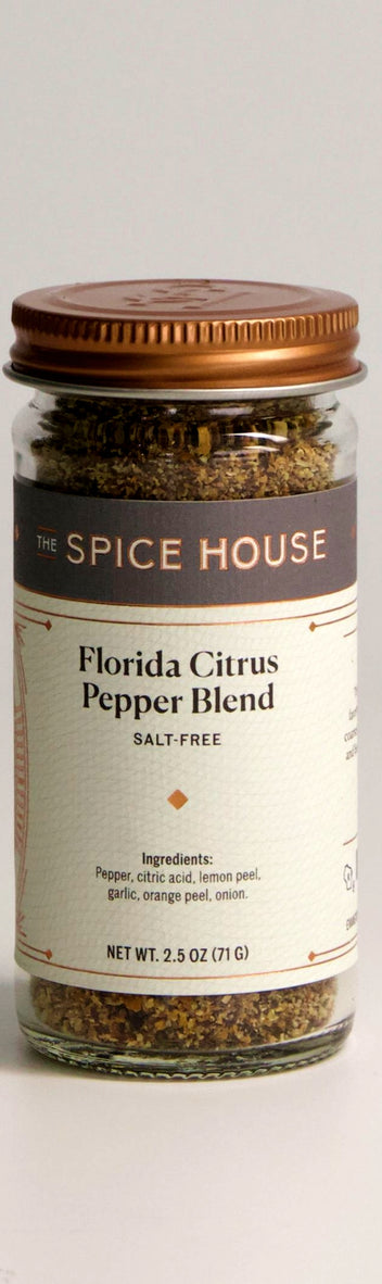 Florida Citrus Pepper Salt-Free Blend, 2.5 oz or 8 oz - The Spice House