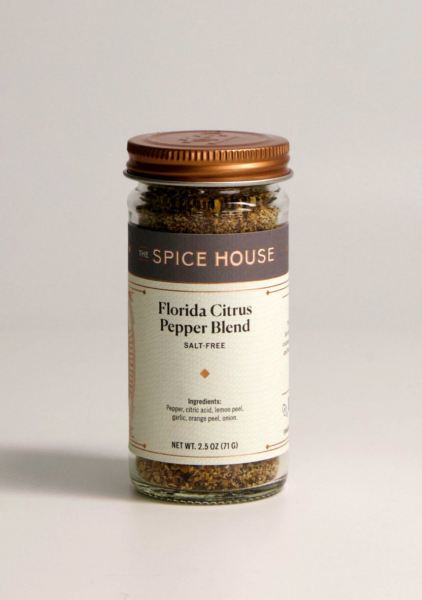 Florida Citrus Pepper Salt-Free Blend, 2.5 oz or 8 oz - The Spice House